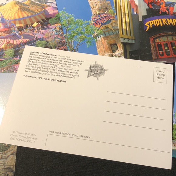 Other | Universal Studios Islands Of Adventure Circa 200s Postcard ...